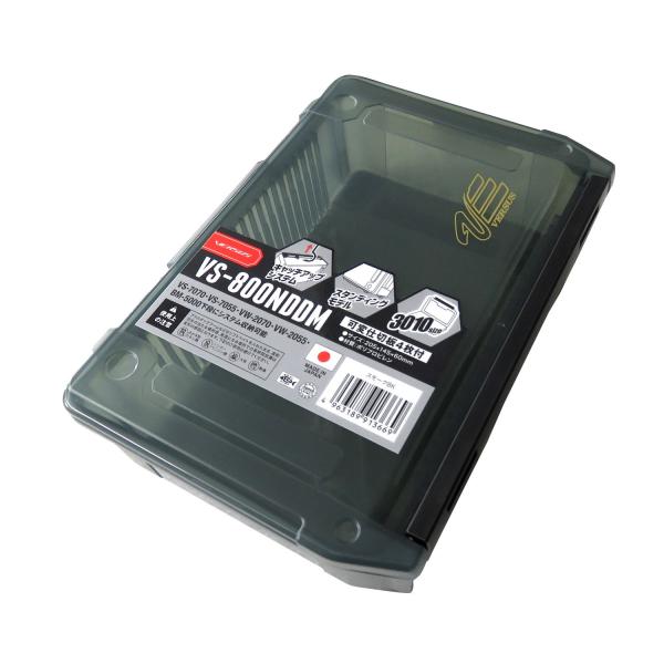 カラー：スモークブラックスタイル：スモークブラックサイズ:205×145×60mm素材:ポリプロピレン付属:可変仕切板4枚付