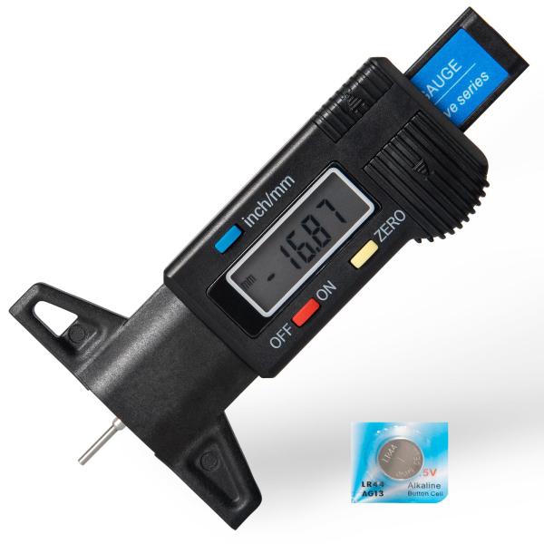 スタイル：ABS製デジタル表示デジタル表示で、老眼でも読みやすいです。大文字でトレッドの深さ、ブレーキシュー、パッドの摩耗に適しています。高精度・コンパクト0.01mmまでの高精度で、より正確な測定値が得られます。小型デザインで保管の便利さ...