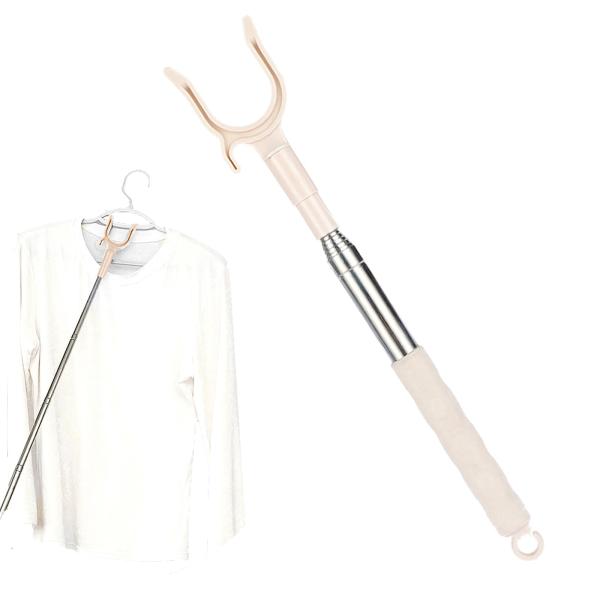 【上質な素材】 伸縮物干し竿は竿にステンレス、グリップに裏地のない底面PP素材を使用しています。 深めのプラグ、壊れにくい、しっかりした長期使用可能、耐荷重性に優れ、頑丈で耐久性があります。【伸縮式物干し竿】竿を自由に伸ばせるので、洗濯も楽...