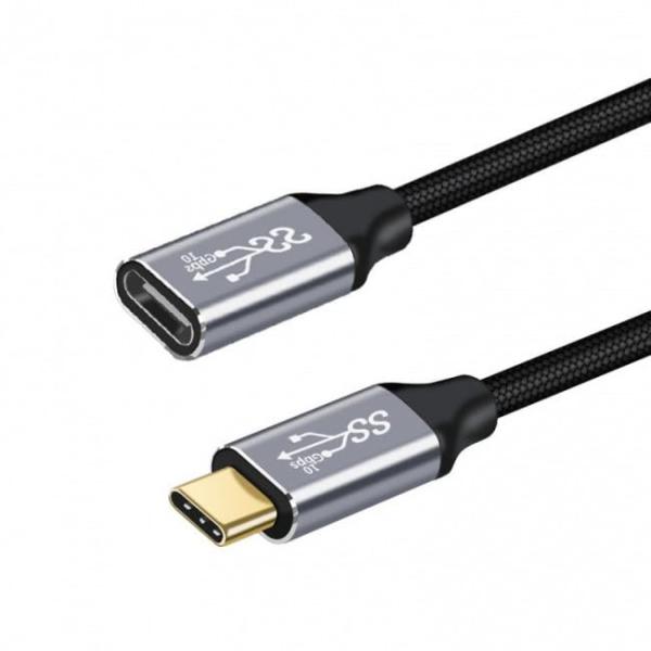 カラー：Silver USB3.1 10Gbpsサイズ：50CMこのケーブルは、USB-C ポートを備えたデバイスから USB-C モニターに接続できるようにします。最大 1 つの 4K@60Hz をサポートします。 外部ディスプレイのビデ...