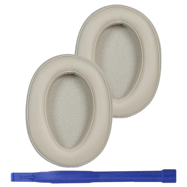 カラー：ライトゴールド交換用イヤークッションは、Sony MDR-100ABN WH-H900N ヘッドフォン用です。耐久性のあるプロテインレザーと低反発フォームで作られたイヤーパッドは、滑らかな表面と快適なタッチを備えています。100％真...