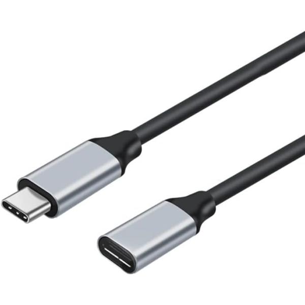 【USB-C延長ケーブル】USB-Cデバイス間の接続を拡張するために使用されます。スイッチ、Type-Cスマートフォン、またはラップなどと互換性があり、充電またはデータ同期も実現可能です。【4K@60Hz映像出力対応】USB C ポート出力...