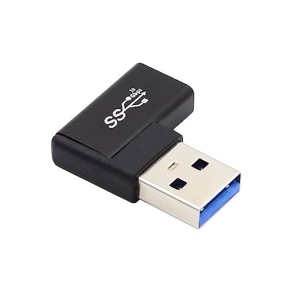 スタイル：Left Angled 90最大10Gbpsデータ転送をサポート。アダプターはUSB 3.0データと電力のみを転送します。usb-c ビデオ/オーディオおよびその他のアダプターをUSB 3.0に接続できません(動作しません)。角度...