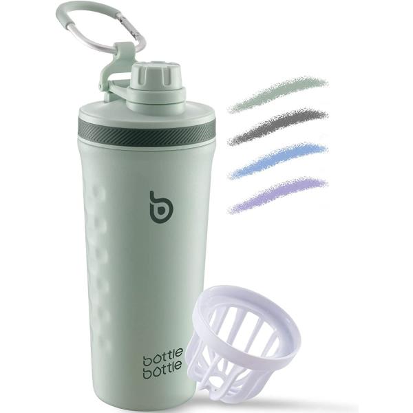 カラー：グリーンサイズ：769 ml【優れた保冷性能】BOTTLE BOTTLEスポーツ水筒は、真空二重構造のステンレススチール製で、優れた保冷性能を誇ります。暑い日でも冷たい飲み物を長時間キープでき、スポーツやアウトドア活動の後にリフレッ...