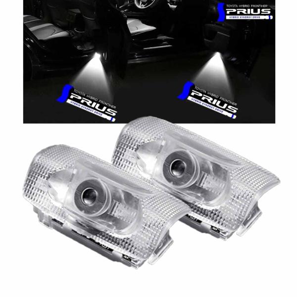 カラー：Prius 03『適合車種』：Prius プリウス30系 50系プリウスα zvw30 nz511系 zvw51 40系60系80系『用途』：投影ロゴ、ドアを開けると、ウェルカムライトが自動的に点灯して 作業状態に入ります。ロゴモデ...