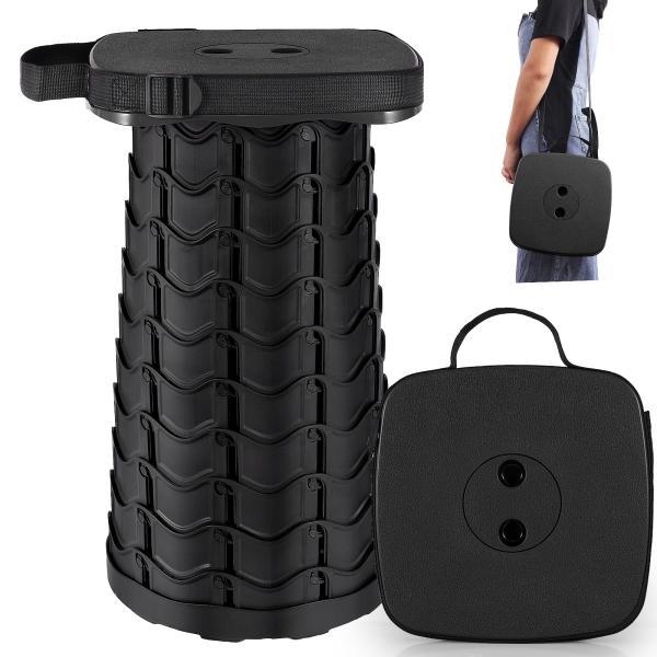 カラー：ブラックサイズ：大スタイル：モダン頑丈＆安定性：アウトドアでの使用に最適な折りたたみ椅子です。無段階調整が可能で、高品質のPP素材を使用しています。スケールロック設計を採用し、伸縮折りたたみ椅子の重量はわずか1.15 kg。高さは6...