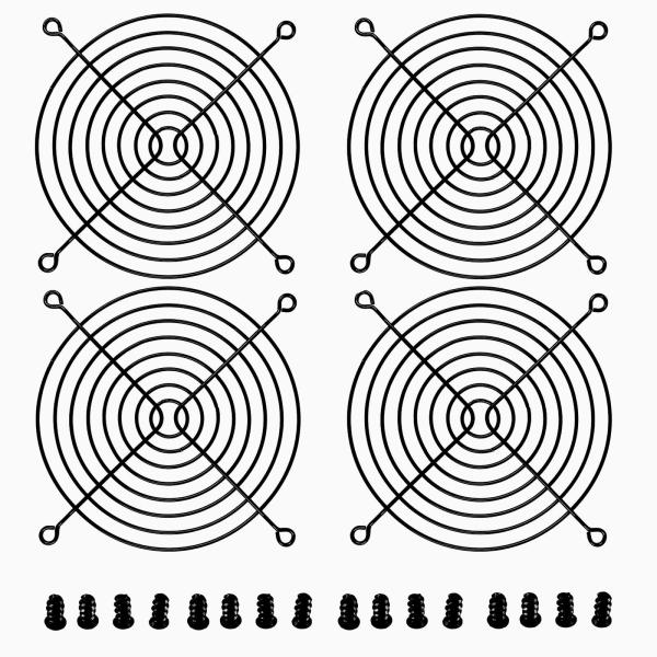 スタイル：4枚【ファンメタルフィンガーガード】ヘアなどの屑がファンシステムに入るのを防ぐことができます。ファンの寿命を延ばすのに役立ちますだけなく。 家庭、オフ ィス、教室、ファンの安全に配慮した公共の場所で特に便利です。【安定と耐久性】丈...