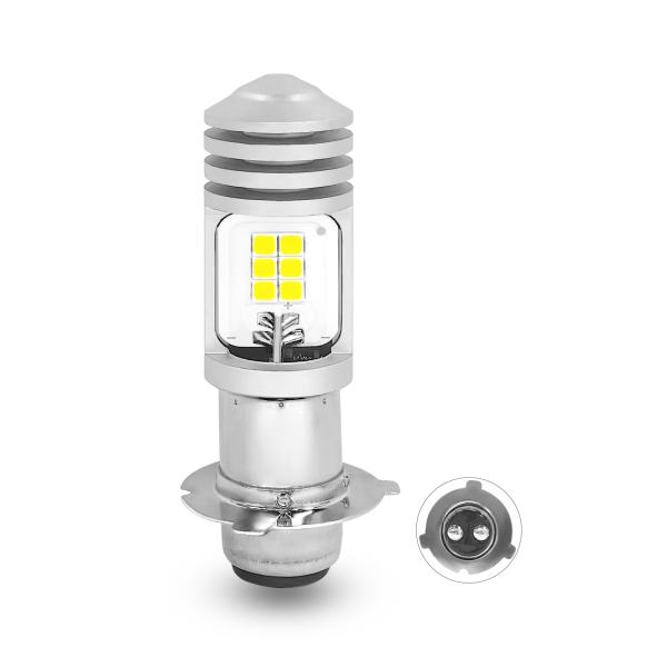 サイズ：1個 P15D-25-3（特殊）スタイル：モーダン【商品仕様】■口金： P15D-25-3（特殊）P12対応 電圧：9V-30V 直流＆交流兼用■電力:Hi-10W/Lo-10W相当■色温度：6000K■使用寿命：15000時間以上...