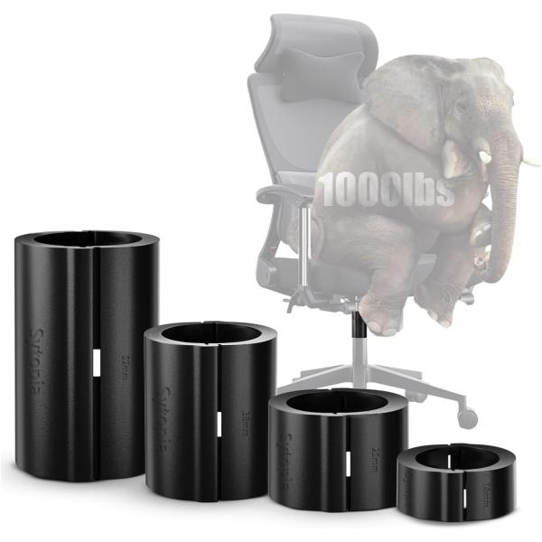 スタイル：4個 クランプ丈夫な素材 - 当社のオフ ィスチェアヒーローは、射出成形金型で作られた高強度プラスチック製であり、3Dプリンターではありません。簡単な取り付け - オフ ィスチェアヒーローを取り付けるのは簡単です。2つのステップで...