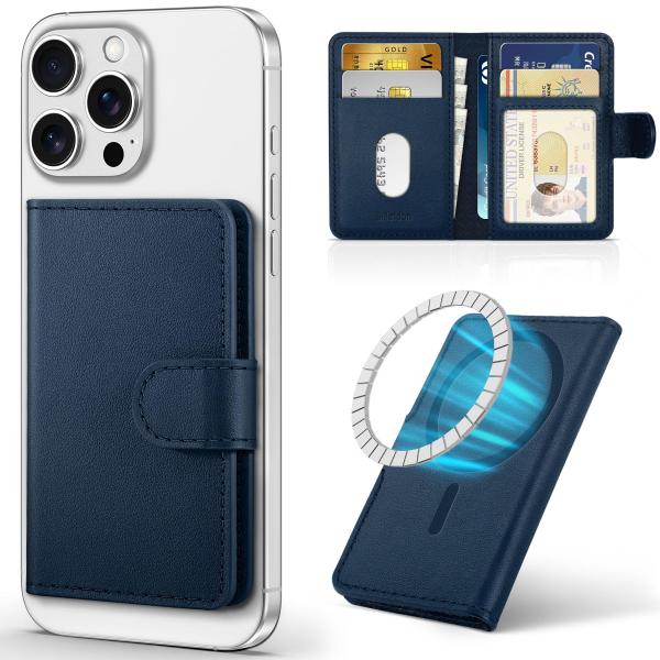 カラー：ネイビーブルースタイル：クラシック【対応機種・磁力吸着機能搭載のスマホだけに】i Phone16/16Plus/16Pro/16Pro Max/i Phone15/15Plus/15Pro/15Pro Max/i Phone 14/...