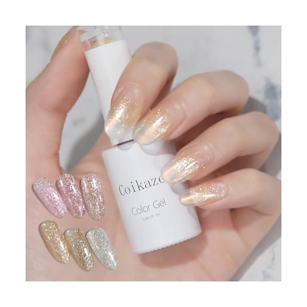 カラー：シルバースタイル：ジェルラメ【 ラメジェルネイル】細かいラメ入れるジェルネイル カラージェルです。珠光細かいキラキラして、どんなベースカラーにもマッチング可能！塗りの厚さや塗布の量によってジェルの色は変化することがあります。指先に華...