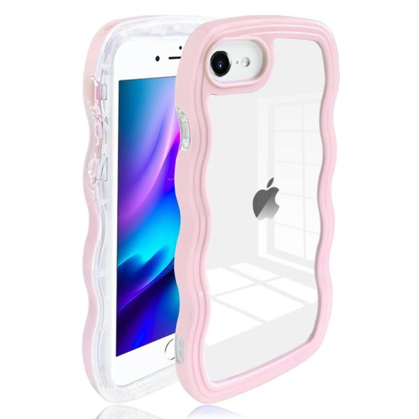 カラー：ピンクサイズ：i Phone SE2/7/8/SE3【対応機種】i Phone SE2/7/8/SE3 専用ケース に対応。【クリアケース】 高品質なPC素材を使用、99%以上高透過率を実現しました。ケースを装着したままで携帯本来の...