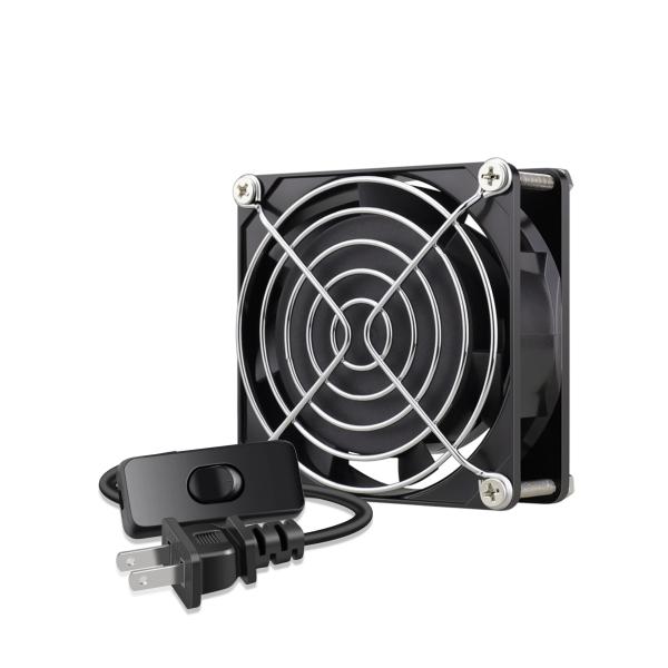 サイズ：80x25mm?小型 AC ファン: 80mm (L) x80mm (W) x25mm (H) /3.15in (L) x3.15in (W) x0.98in (H)?パラメータ: 電圧: 100-240V AC | 速度: 280...