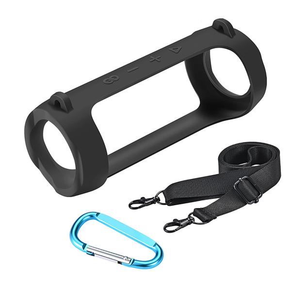 カラー：ブラック1.対応機種：JBL Flip6/ Flip5 bluetoothスピーカー対応保護ケースです。2.シリコン材質を採用し、ポータブル スピーカーを優しく保護します。握り心地も抜群、衝撃、汚れなどからスピーカーを守ることが可能...