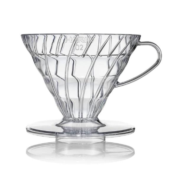 カラー：クリアサイズ：1~4杯用スタイル：樹脂食洗機可、熱湯可1~4杯用(一杯120ml)2007年度グッドデザイン賞受賞材質:本体/AS樹脂、ポリプロピレンブランド:ハリオ(Hario)