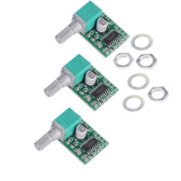 仕様モデル：PAM8403動作電圧:2.5V-5.5V最大出力電力：3W*2（5V 4Ω）5V USBや携帯電話充電器USBポート5Vによって供給する90%の高効率は4Ωロード 5V電源供給条件