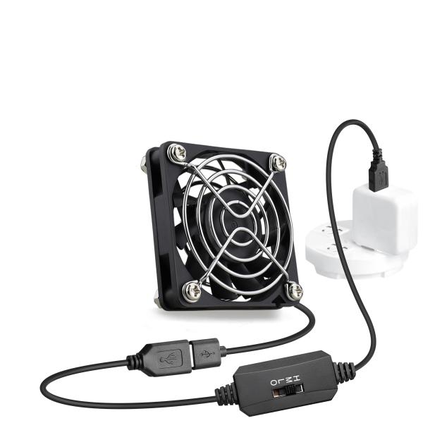 カラー：1PCSサイズ：60x60x10mmスタイル：60x10mm? 60mm小型ファン: 60mm (L) x60mm (W) x10mm (H) /2.36in (L) x2.36in (W) x0.39in (H)、狭い場所でも使え...