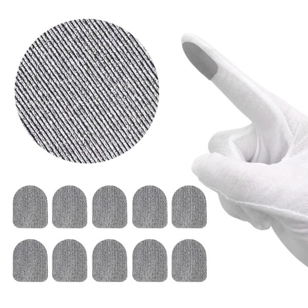 カラー：グレー【適用範囲】車、バイク、自転車運転、手袋で作業に適用しており、手袋を脱がずに携帯電話を使うことができます。さまざまな素材の手袋に適しており、手袋を着用したまま画面をタッチすることもできます。【手汗対策】指サックを使えば、タッチ...