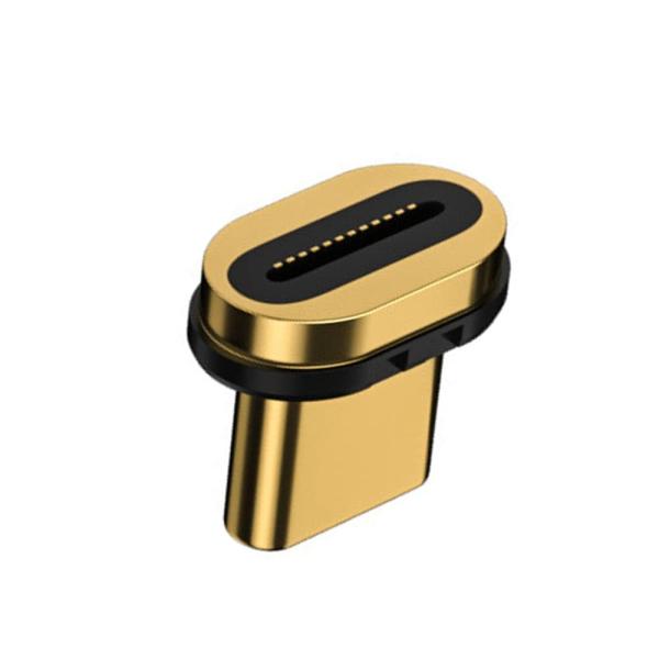 カラー：金 ストレートオスコネクタスタイル：まっすぐな男性コネクタ磁気コネクタ 40Gbps USB4 Type C ストレートコネクター 100W 電源データ 8K ビデオアダプター ノートパソコン携帯電話用USB4アダプターは、100W...