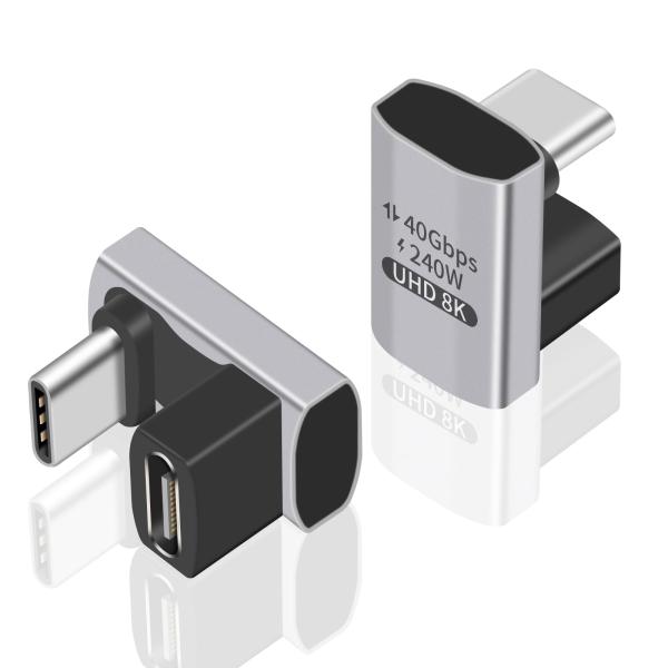 カラー：USB C U字 変換アダプタUSB Type-c 変換アダプターU字型：240W U型 usb cは35Wと100Wアダプターのアップグレード版で、最大240W（5V/3A-20V/5A）の急速充電をサポートし、USB-C電源デバ...