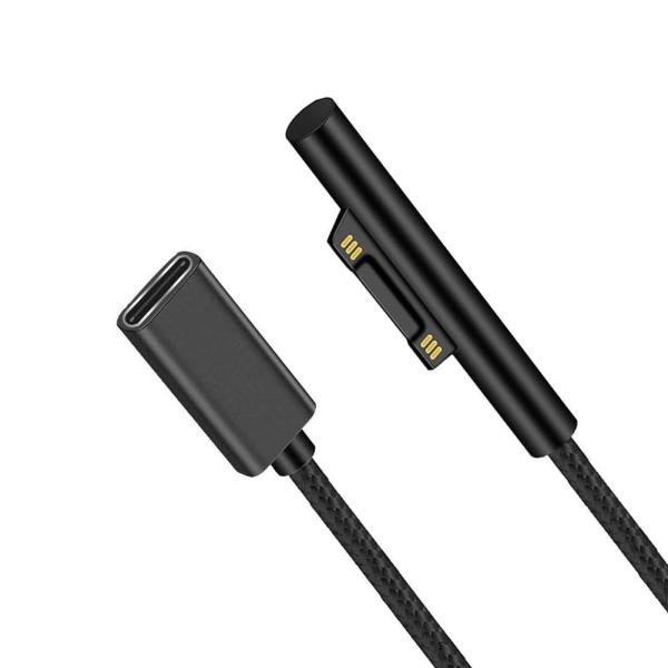 サイズ：Surfac 充電ケーブルナイロン0.2M【surface充電ケーブル対応機種】Microsoft Surface pro 3/4/5/6/7/7+ 、Surface Laptop1/2/3/4、Sruface Book1/2/3、...