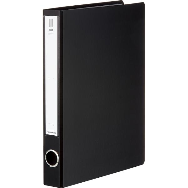 カラー：ブラックサイズ：A4-Sスタイル：1冊新定番ファイルシリーズNE OSのチューブファイル【カラー】 ブラック【サイズ】 A4(258×307×45mm)※仕切カード(5山・1組)付き【穴数】 2穴 【とじ穴間隔】 80mmピッチ【収...