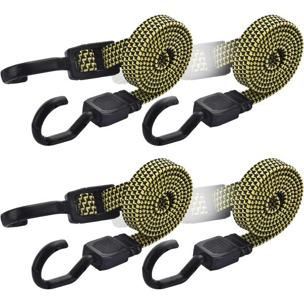 カラー：赤/緑サイズ：ベルト原長：1m（最大2m延伸可能) ;ベルト幅：19mmスタイル：緑【セット内容】4本セット。ベルト原長：1m（最大2m延伸可能) ;ベルト幅：19mm。【材質】この固定紐には、ポリプロピレン加工素材を使用しています...