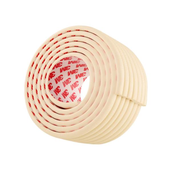 カラー：ベージュサイズ：25.8 x 25.2 x 8.2 cm取り付け超簡単本商品は道具不要で簡単に取り付け可能です。コーナークッションは両面テープが貼られているので、自分でテープが貼ることは全然ありません。粘着力は優れる超長い5メール、...