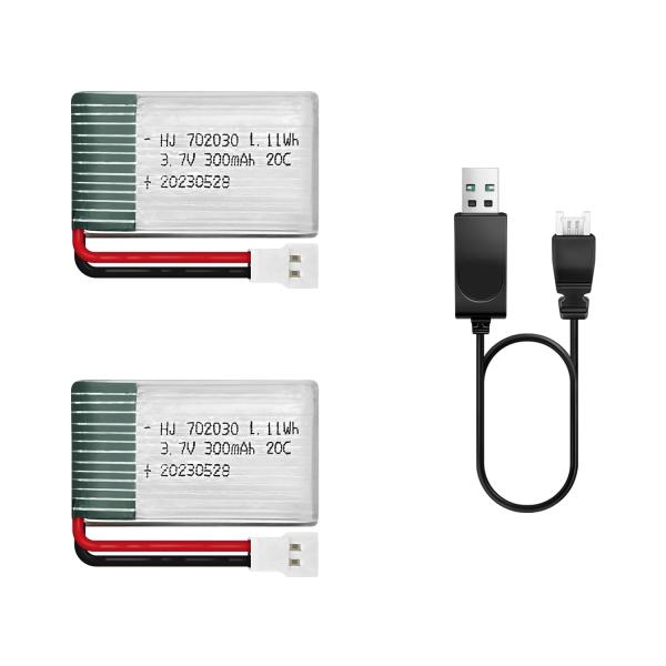 サイズ：300mAh-XHバッテリー仕様 - 材質：リチウムポリマー; 容量：300mAh; 電圧：3.7V; サイズ：33 * 20 * 6 mm / 1.30 * 0.79 * 0.24インチ; 重量：9.0g; コネクター：XH254...