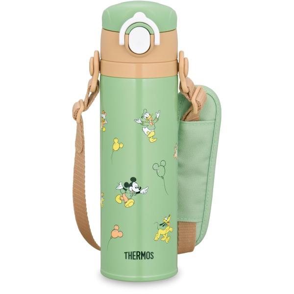 カラー：ミッキー グリーンサイズ：500 mlスタイル：マグ子ども向けストラップ付きケータイマグがリニューアル!本体サイズ(約):幅8×奥行き7.5×高さ23cm、本体重量(約):300g、容量:500ml保温効力:69℃以上(6時間)/ ...
