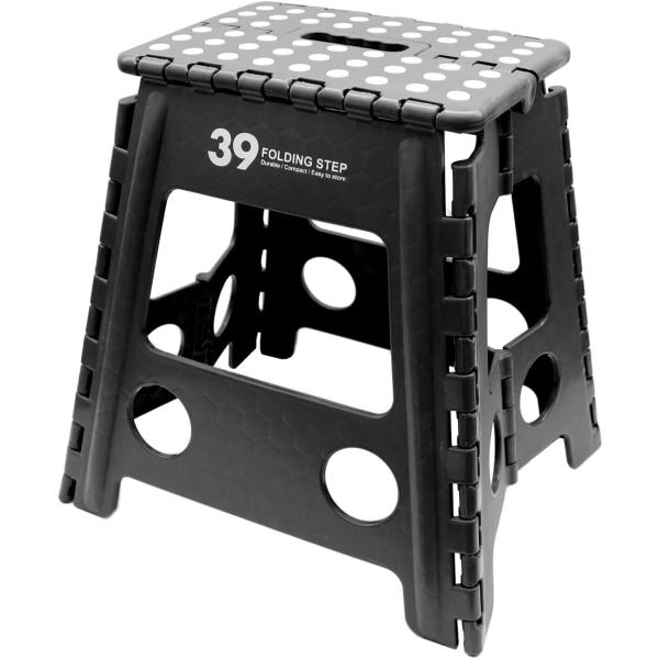 カラー：ブラックサイズ：Largeスタイル：LG39サイズ(約):使用時/39×32×39cm、収納時/39×52×4.5cm、天板/29×22cm商品重量:約1.6kg材質:ポリプロピレン・合成ゴム耐荷重:約100kg