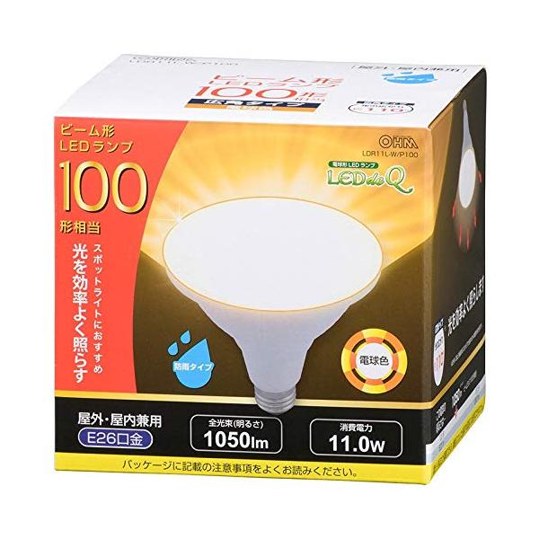 カラー：ホワイトサイズ：100形相当スタイル：広角形【 特 長 】 ● 光を効率よく照らす、ビーム形LEDランプ ● スポットライトにおすすめ ● 100形相当の明るさ ● 光の広がり約110°の広角タイプ ● 防雨タイプ ● 電球色 ● ...