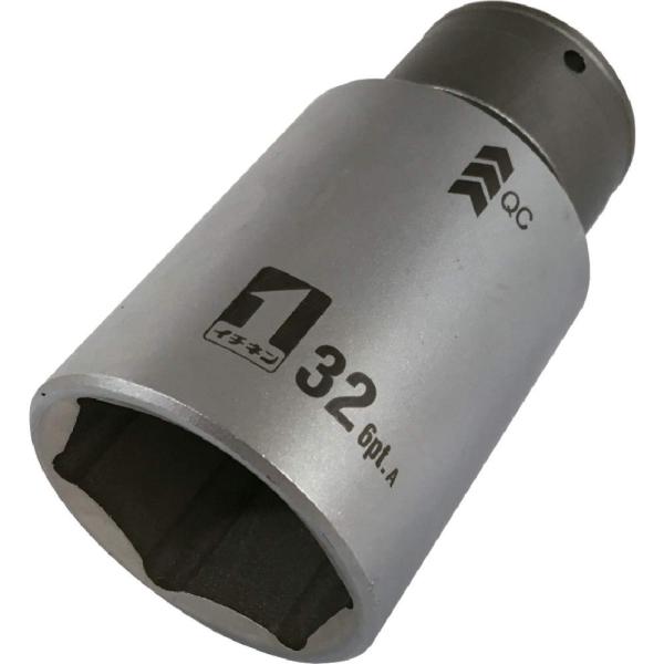 サイズ：32mm差込角:12.7mm対辺寸法:32mm全長:78mm穴角数:6角入数:6