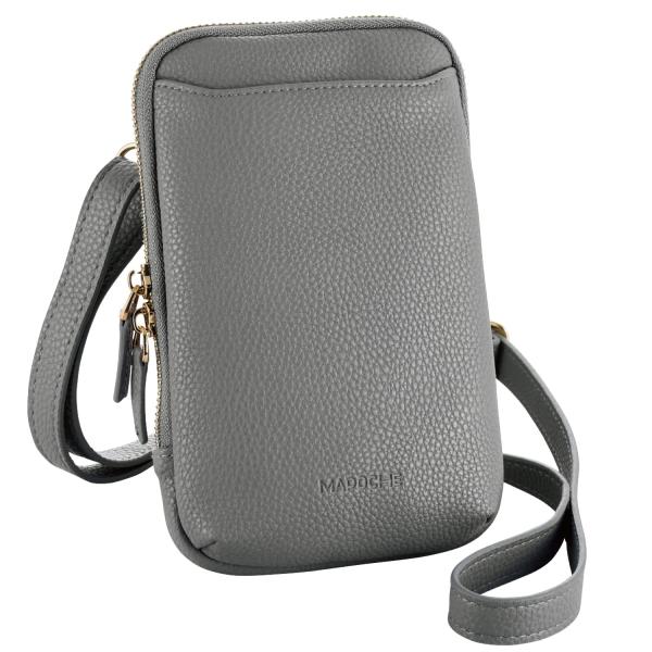 カラー：ブラックスタイル：お札/小銭/カード入れ付き］肩掛けなので両手があいて、お出かけはもちろん、お仕事やちょっとしたお買い物にも便利です。裏地はスマートフォンを傷つけにくい起毛素材を採用しています。肩ひもは20mmと幅広なので肩が痛くな...