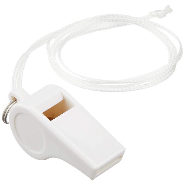 カラー：白スタイル：プラスチック製・大・白ABS製誘導・指示・危険回避に色:白重量:18g用途:呼子笛 誘導・指示・危険・合図・非難用