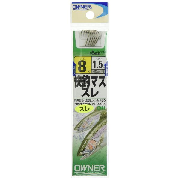 カラー：ーサイズ：8-1.5号スタイル：8-1.5号入数: 5本商品タイプ: 糸付き鈎品番: 20169サイズ表記: 8-1.5ハリス号数: 1.5号