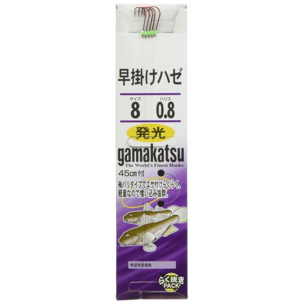 カラー：赤スタイル：夜光号数:8ハリス:0.8入本数:5