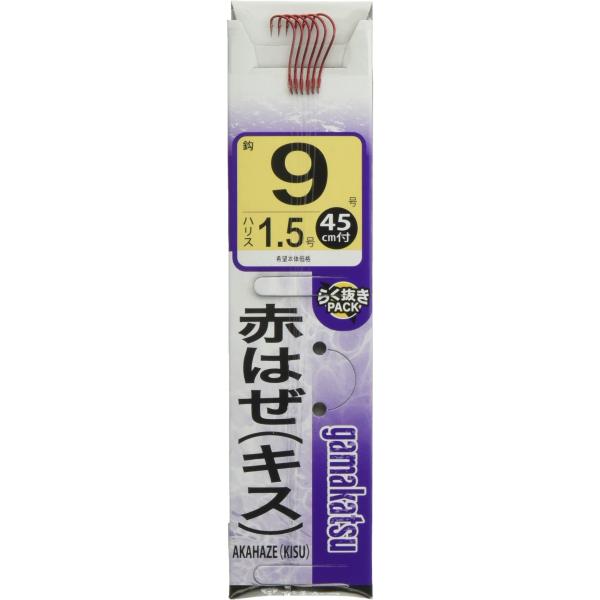 カラー：赤サイズ：小スタイル：9号号数:9ハリス:1.5入本数:6