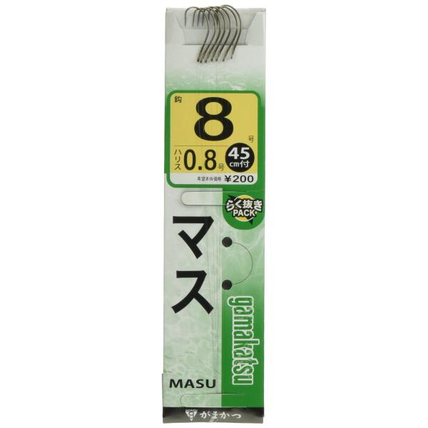 カラー：グリーンスタイル：8号号数:8ハリス:0.8入本数:7