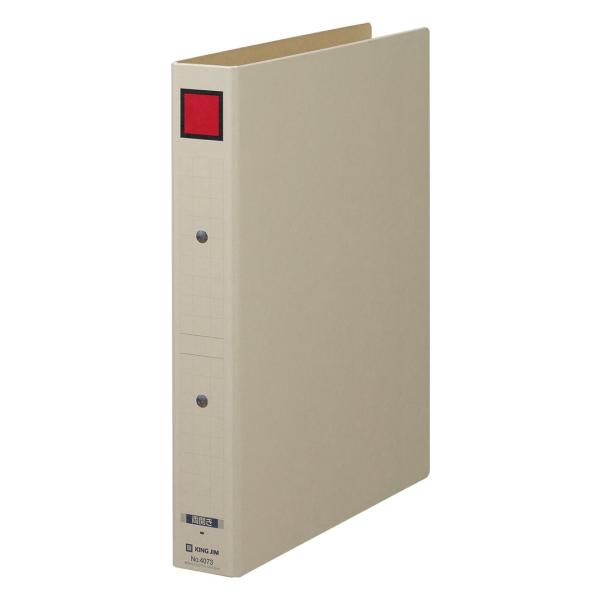 カラー：レッドスタイル：とじ厚30mm4073アカ243mm×47mm×307mm重量:230gカラーインデックスとの照合に便利なサイドインデックス付き。