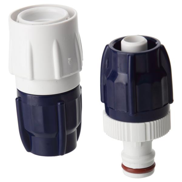 カラー：whiteサイズ：12~15mm生産国 : 中国(大連)素材 : AES樹脂、ABS樹脂、ポリアセタールセット : 耐圧ワンタッチコネクター、ホースジョイント仕様 : 破裂防止対応、コンパクトデザイン適合サイズ : 適合ホース内径・...