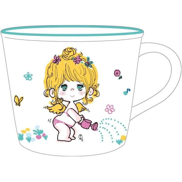 カラー：エンジェルサイズ：H75×φ90mmスタイル：ノベルティ可愛いキャラクターをあしらったマグカップです水森亜土デザインのマグカップですサイズ：約Φ90×H75ｍm