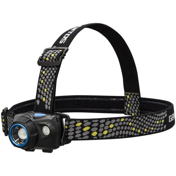 カラー：ブラックスタイル：600ルーメン/単4/専用充電池(別売)使用可 WS-543HDサイズ(約):幅66.8×奥行42.8×高さ45.5mm、本体重量:約118gセット内容・付属品:本体・すべり止め付きヘッドバンド・テスト用電池(単4...