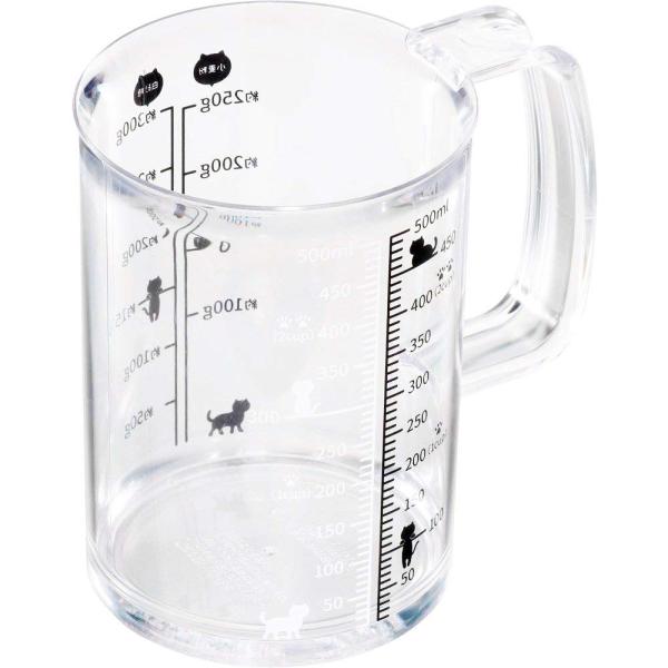 カラー：黒猫カラーサイズ：Nyammyスタイル：計量カップ500ml【貝印 Nyammy(ニャミー)シリーズ 】ねこ好きさん以外も欲しくなる、かわいいねこのキッチングッズ液だれしにくく、どこからでも注ぎやすい調味料が見やすい白と黒の2色目盛...