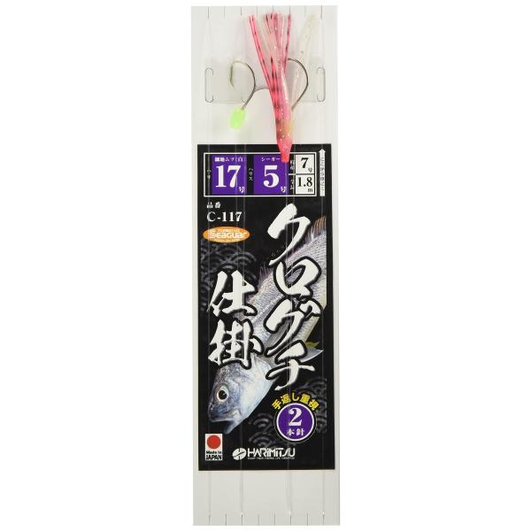 サイズ：17-5スタイル：シンプルハリ：細地ムツ(白) 17号ハリス(号)：5幹糸(号)：7全長(m)：1.8ハリス長(cm)：30
