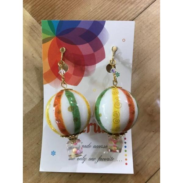 製作者：Aruru♪サイズ：球の直径 25mm材　質：デコナップビーズ、レジン