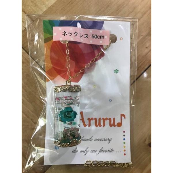 製作者：Aruru♪サイズ：H33 x W15 mm チェーンの長さ50cm材　質：レジン