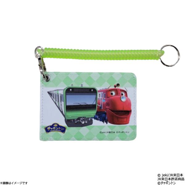 【サイズ】約7.2cm×約10.3cm【素材】PU、合金、塩ビコードリール付きのパスケースです。ウィルソンと山手線車両が並んだかわいいデザインです。オフィシャルグッズ フジテレビ chuggington つるの剛士 岸本理沙