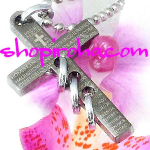 3連のリング クロス があなたのデコルテを強烈にアピール普段使いから さりげないギフトにもオススメメンズ レディース チェーンはどのペンダントにも合わせやすく特に人気のボールチェーンが トップをさらに際立たせます49cm 女性には少しゆった...