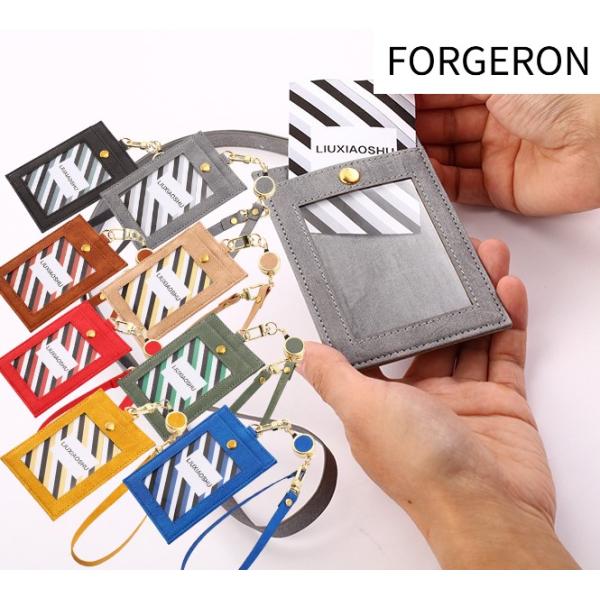 腕にかけられる、ハンドストラップ付きの社員証・名札入れ・定期入れ長く伸びるリール付きなので駅の改札の出入り／セキュリティドア／レジや自販機の支払いもスムーズ表面は中身が見やすいクリアポケット、ボタン付きなので中のカードが落ちない裏面はジッパ...